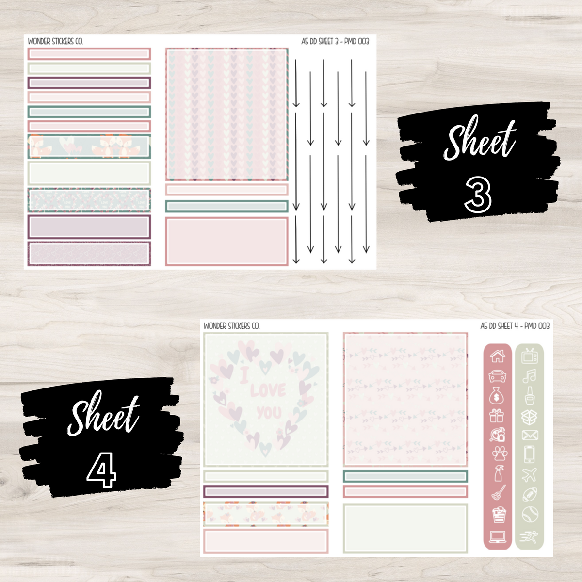 PMD 003 Sticker Kit – Wonder Stickers Co.