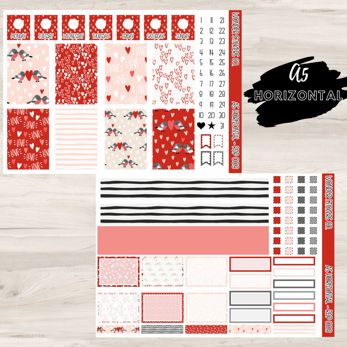 RDP 008 Sticker Kit – Wonder Stickers Co.