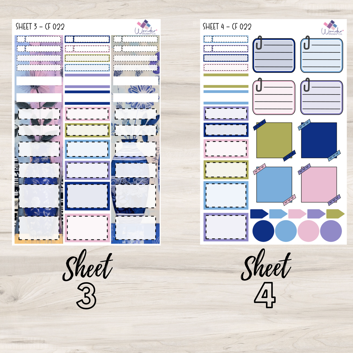 Vertical CF 022 Sticker Kit – Wonder Stickers Co.