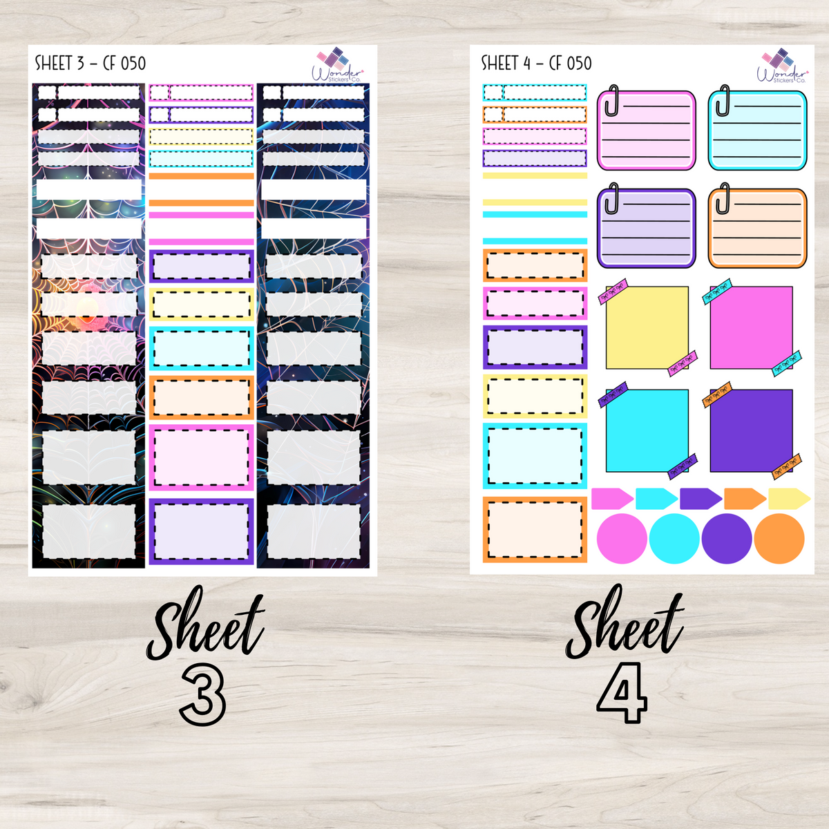 Vertical Sticker Kit - CF 050 – Wonder Stickers Co.