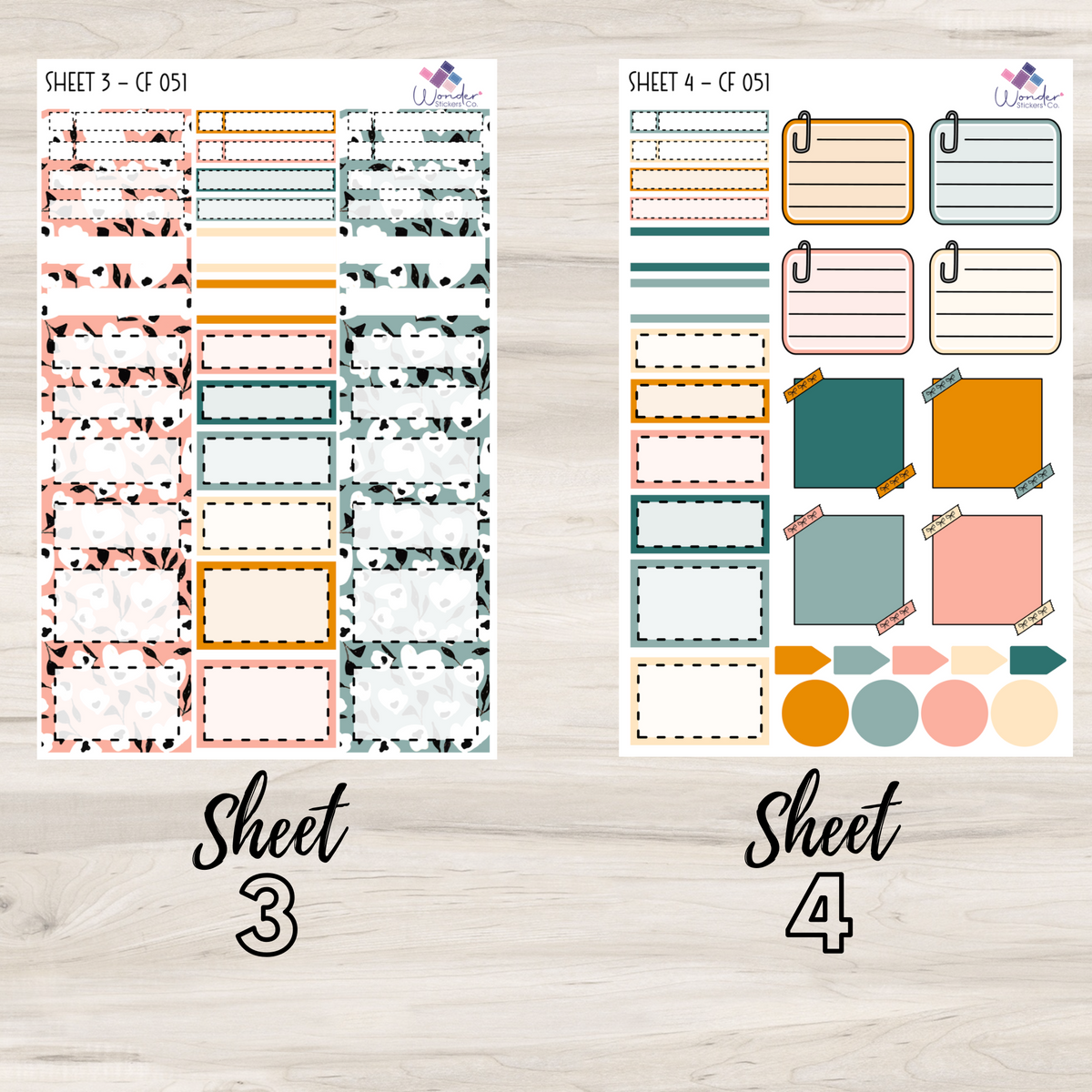 Vertical Sticker Kit - CF 051 – Wonder Stickers Co.