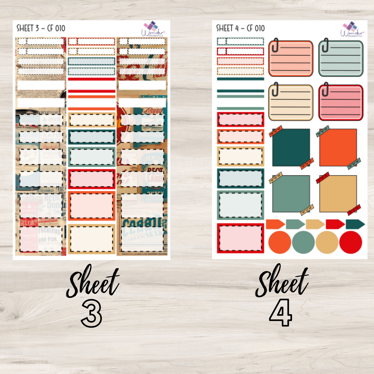 Vertical CF 010 Sticker Kit – Wonder Stickers Co.