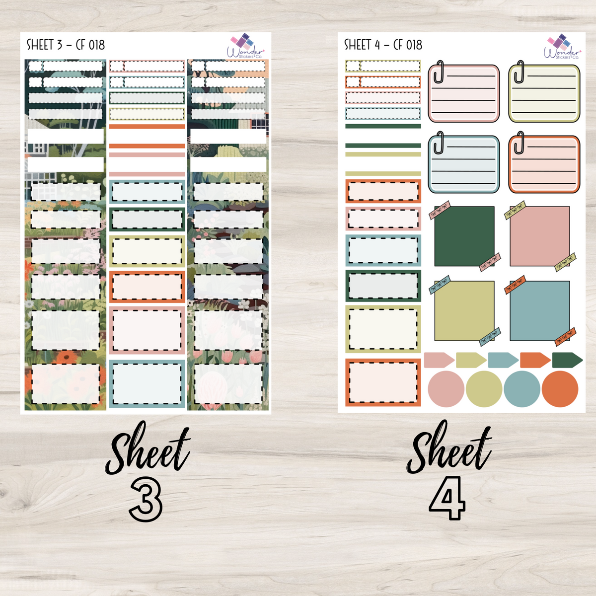Vertical CF 018 Sticker Kit – Wonder Stickers Co.