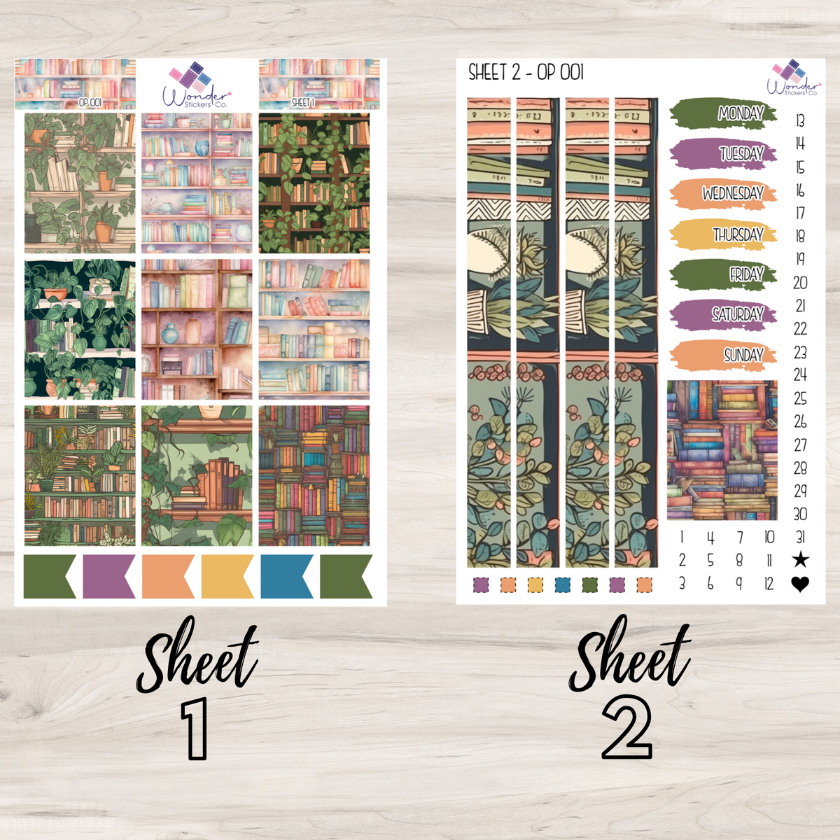 Vertical OP 001 Sticker Kit – Wonder Stickers Co.