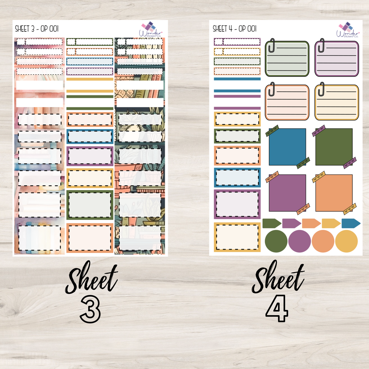 Vertical OP 001 Sticker Kit – Wonder Stickers Co.