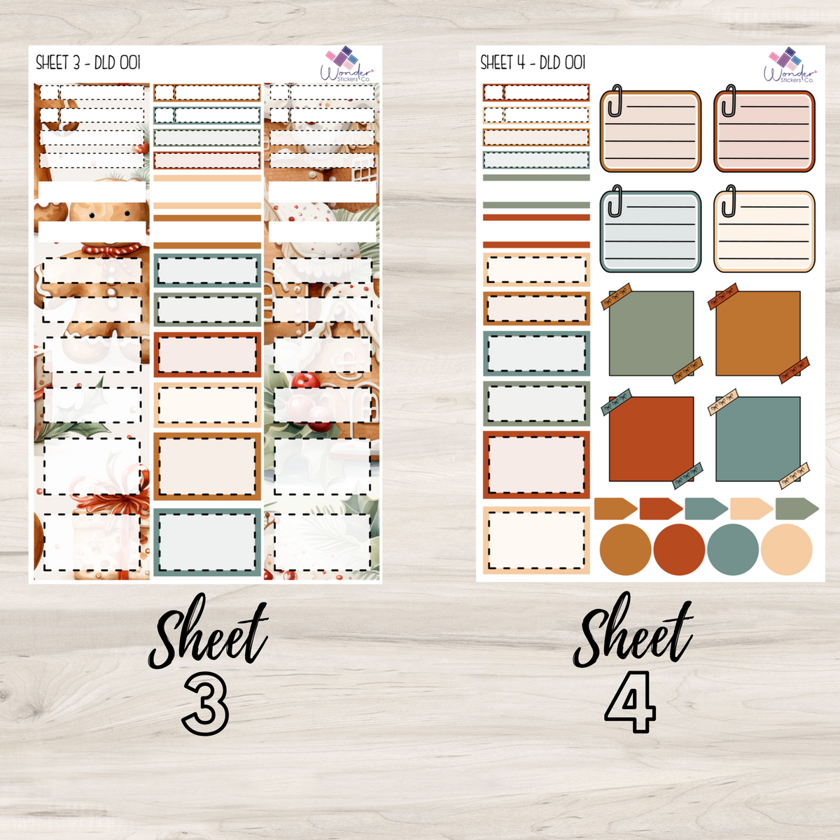 Vertical DLD 001 Sticker Kit – Wonder Stickers Co.