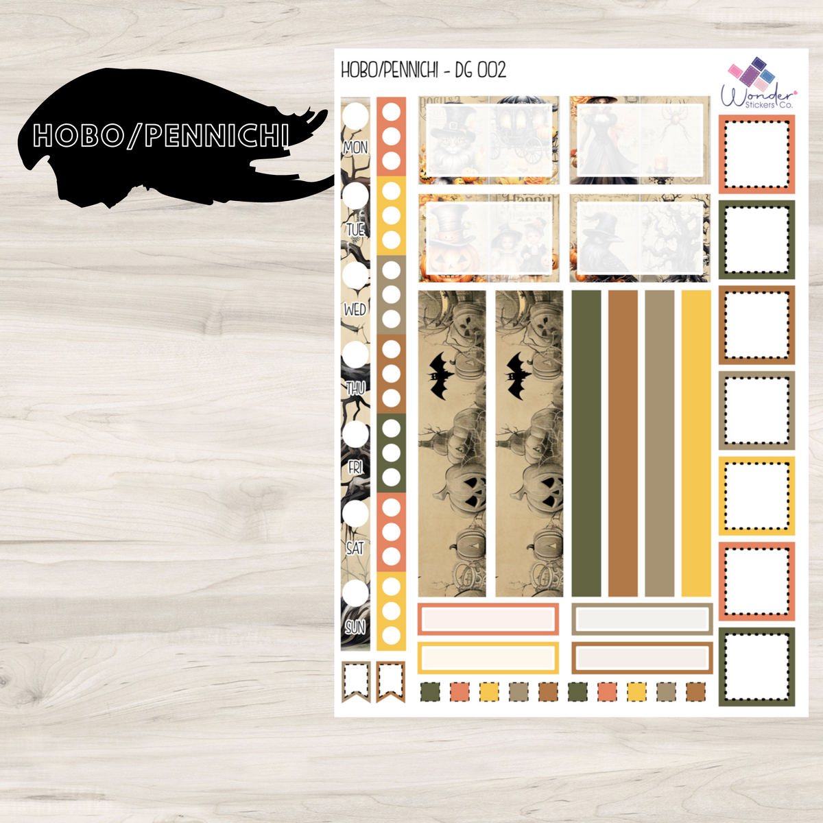 Hobo/Pennichi DG 002 Sticker Kit – Wonder Stickers Co.