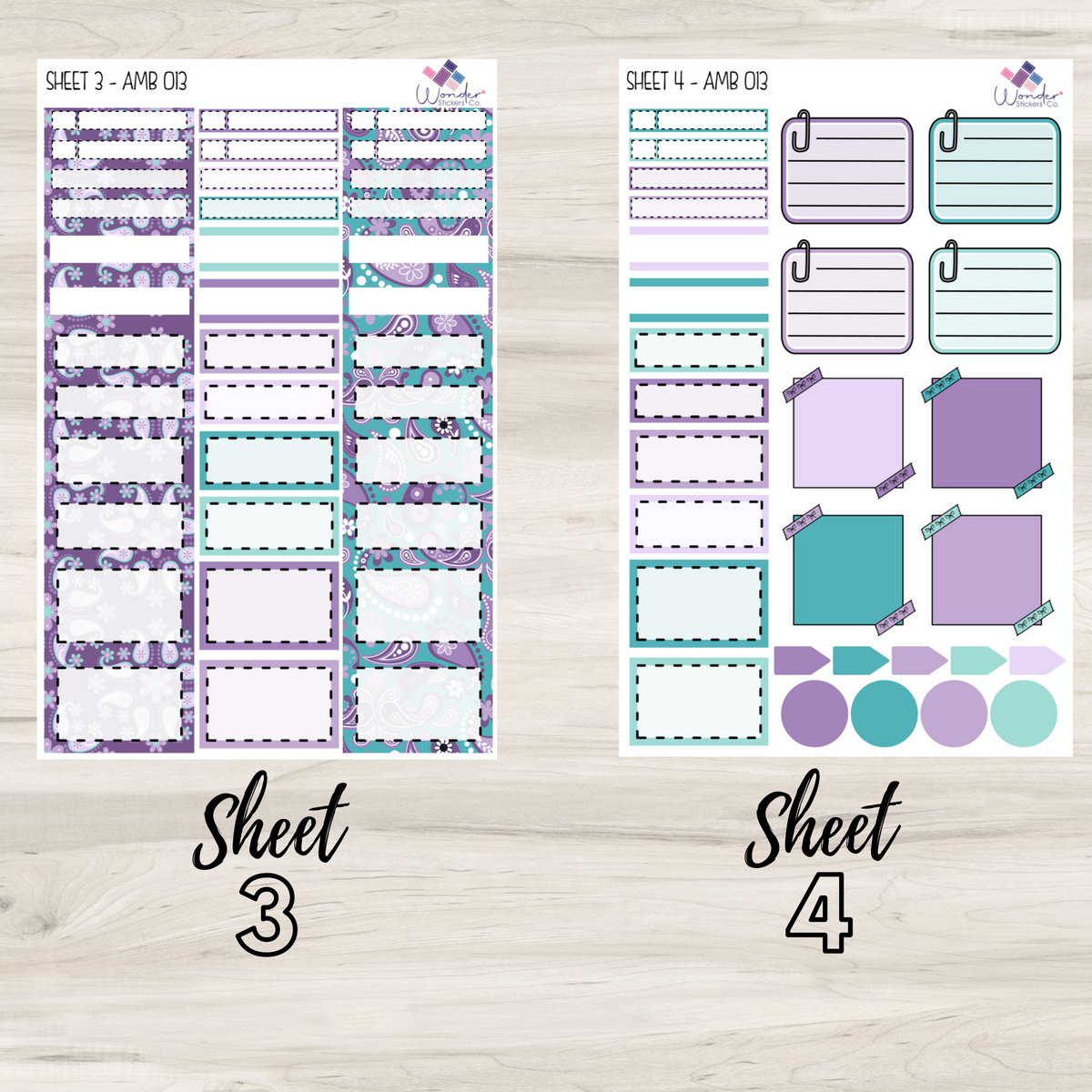 Vertical AMB 013 Sticker Kit – Wonder Stickers Co.