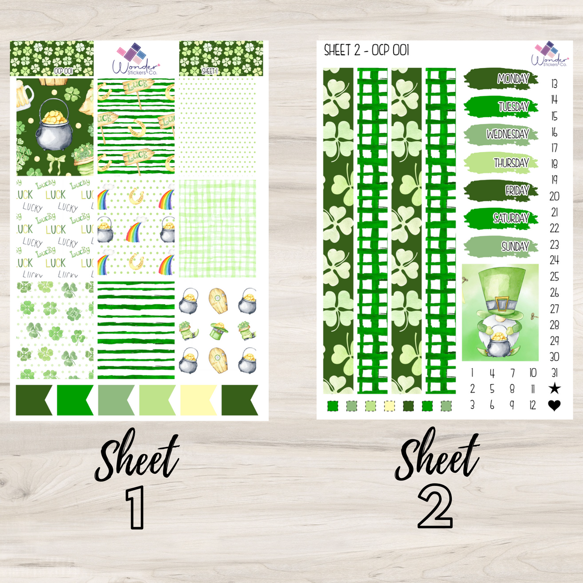 Vertical OCP 001 Sticker Kit – Wonder Stickers Co.