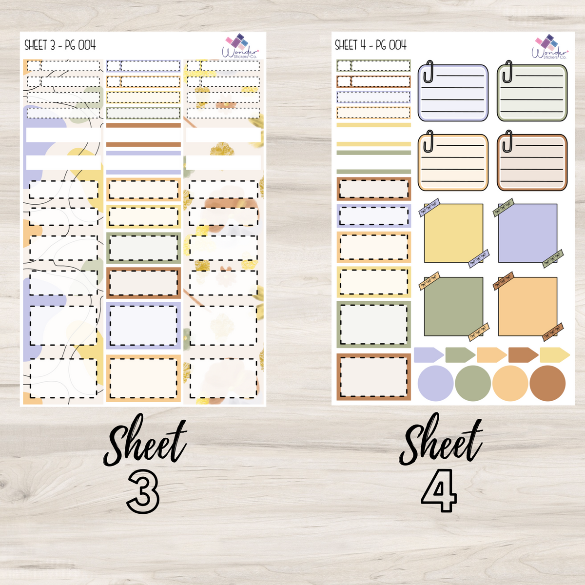 Vertical PG 004 Sticker Kit – Wonder Stickers Co.