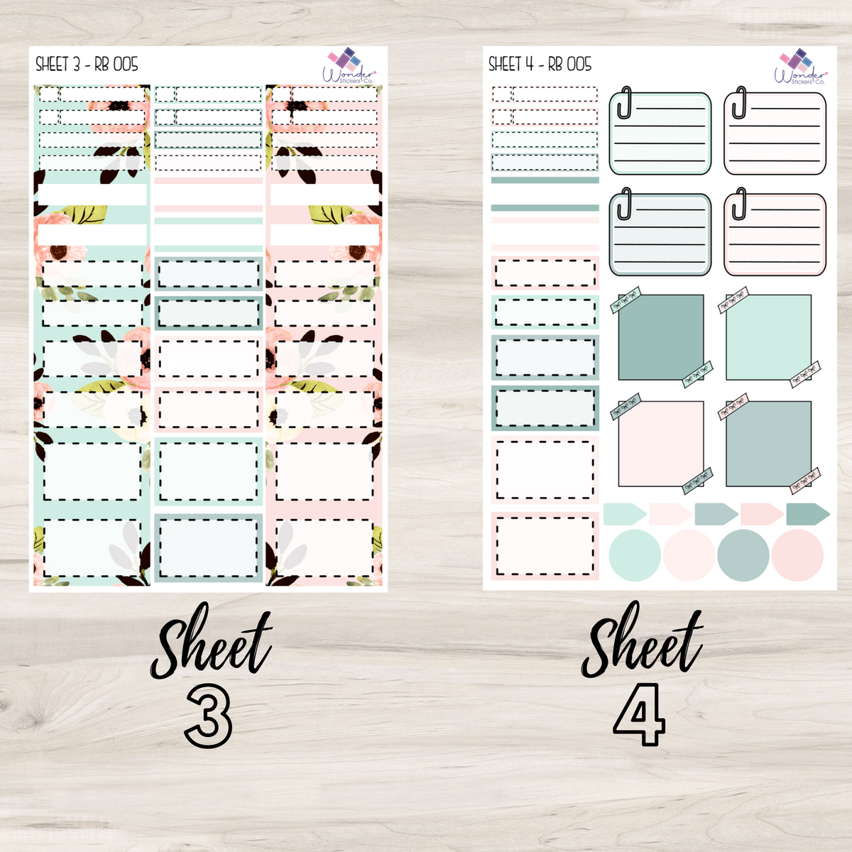 Vertical RB 005 Sticker Kit – Wonder Stickers Co.