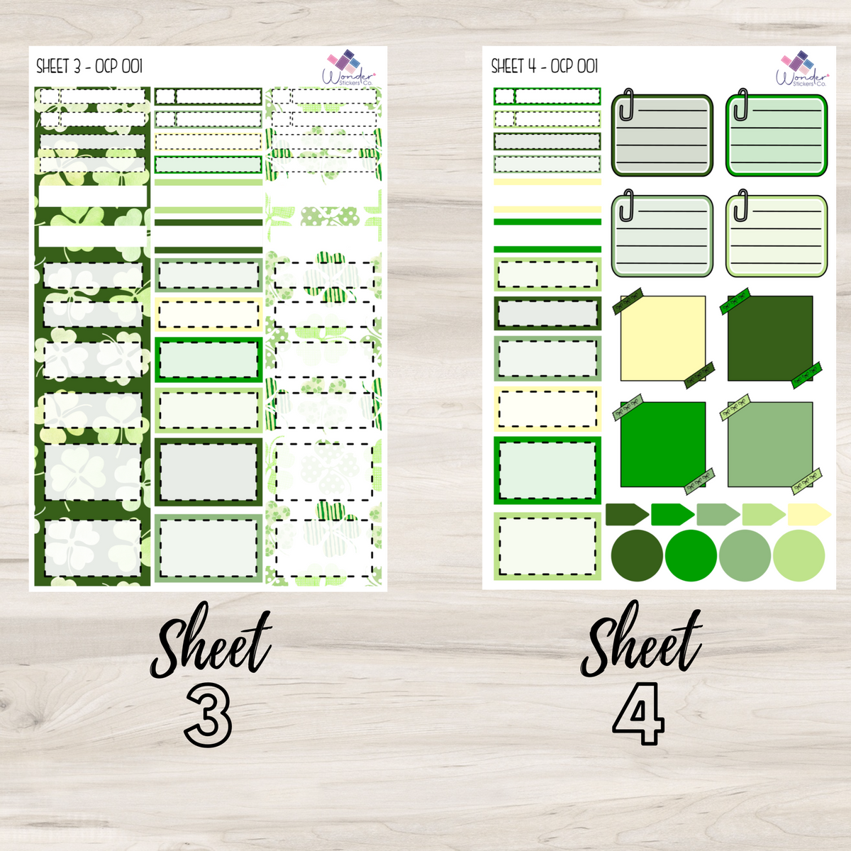 Vertical OCP 001 Sticker Kit – Wonder Stickers Co.