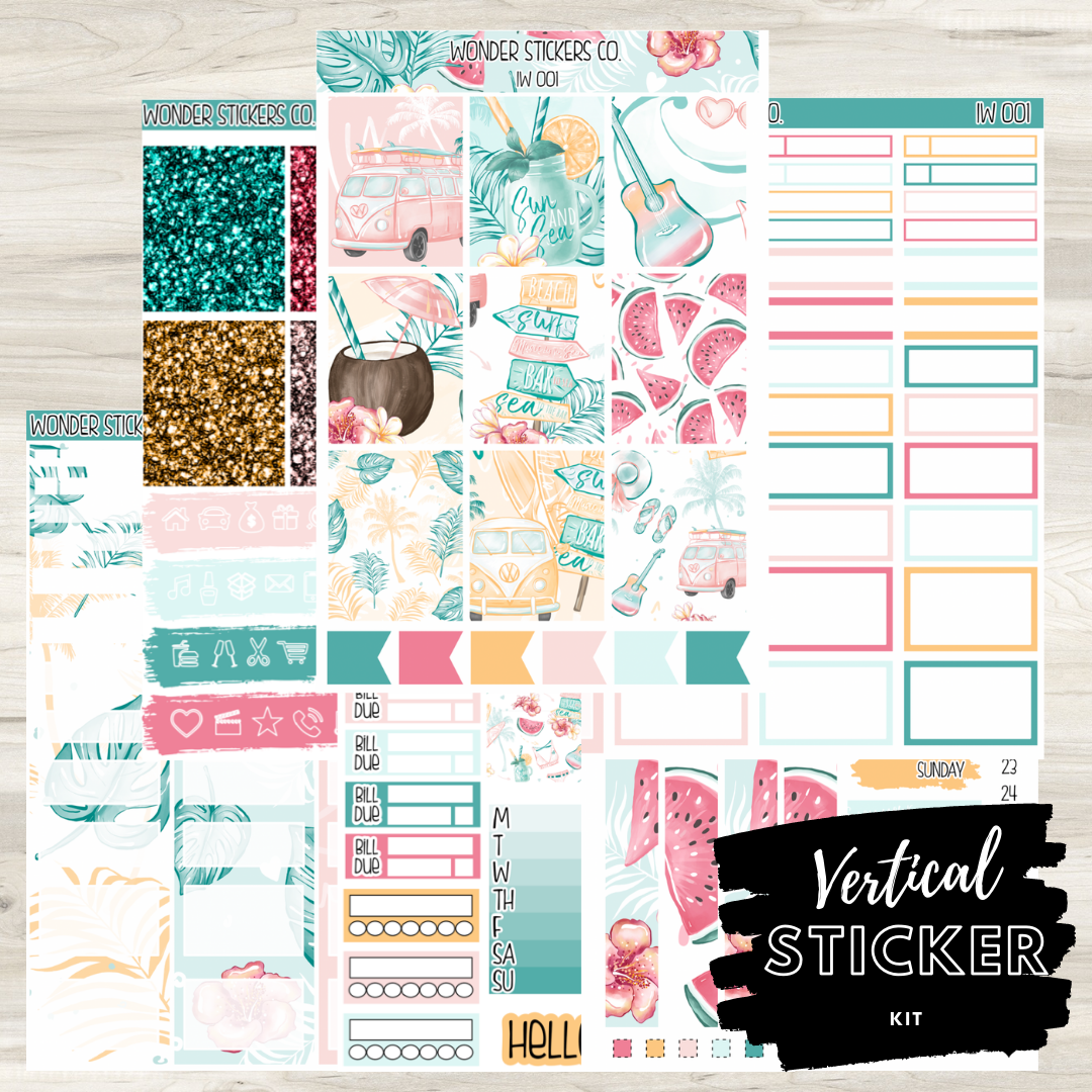 Vertical IW 001 Sticker Kit – Wonder Stickers Co.