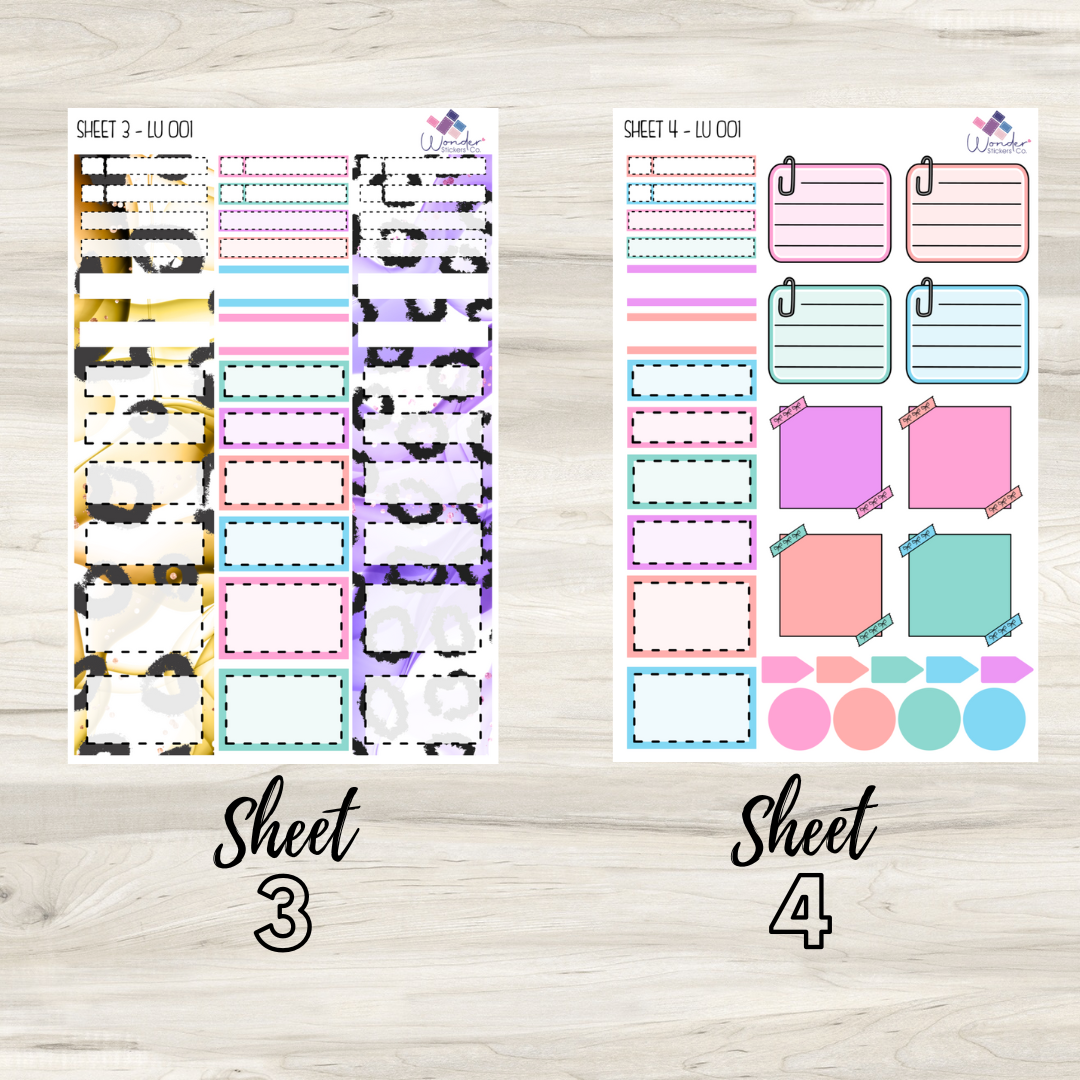 Vertical LU 001 Sticker Kit – Wonder Stickers Co.