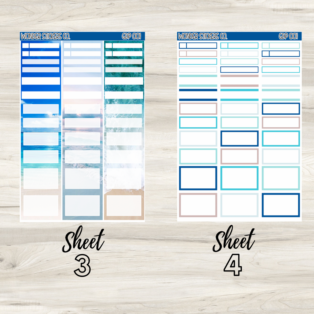 Vertical GDP 001 Sticker Kit – Wonder Stickers Co.