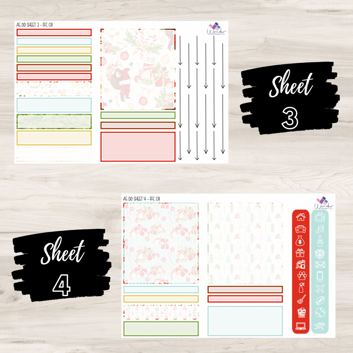 A5 DD FFC 011 Sticker Kit – Wonder Stickers Co.