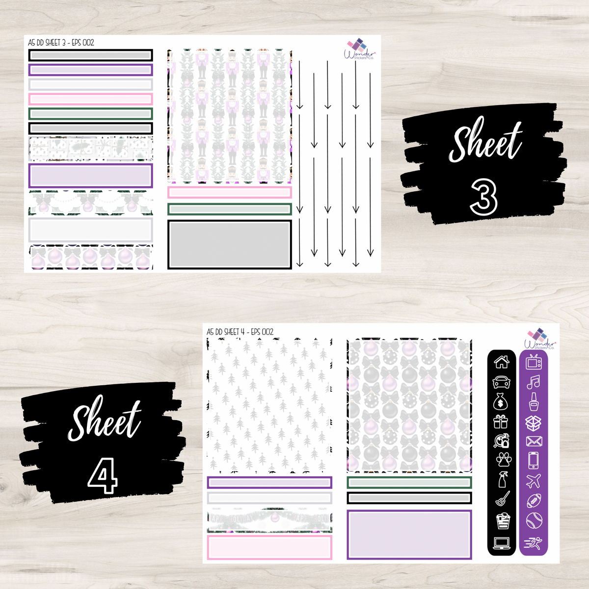 A5 DD EPS 002 Sticker Kit – Wonder Stickers Co.