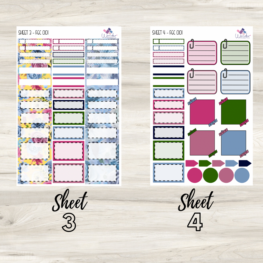Vertical FGC 001 Sticker Kit – Wonder Stickers Co.