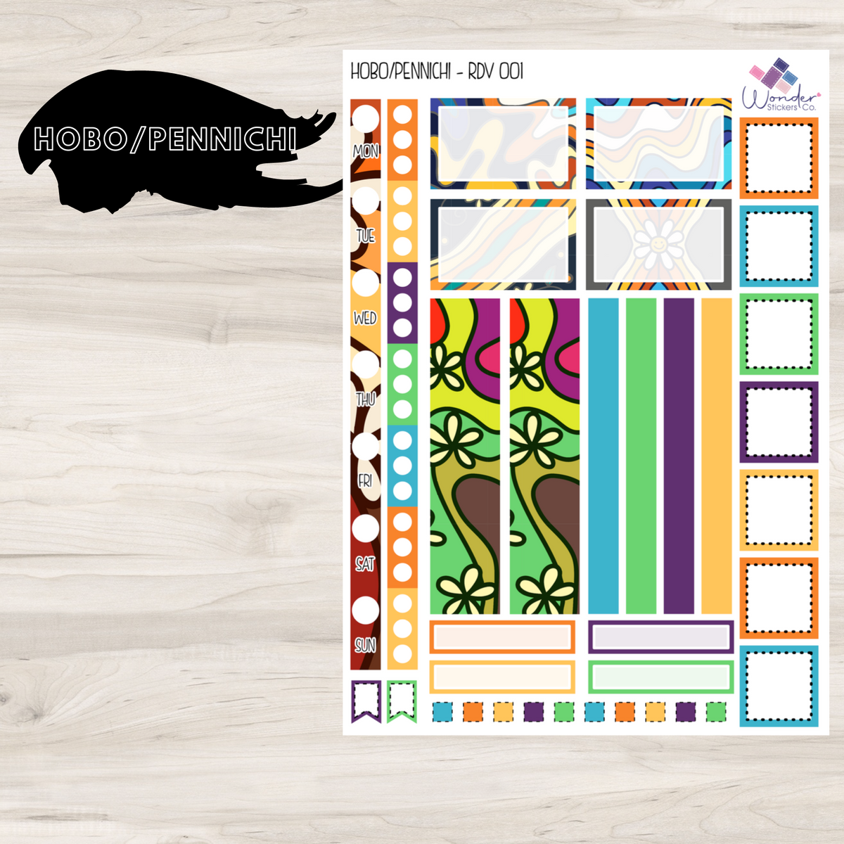 Hobo/Pennichi RDV 001 Sticker Kit – Wonder Stickers Co.