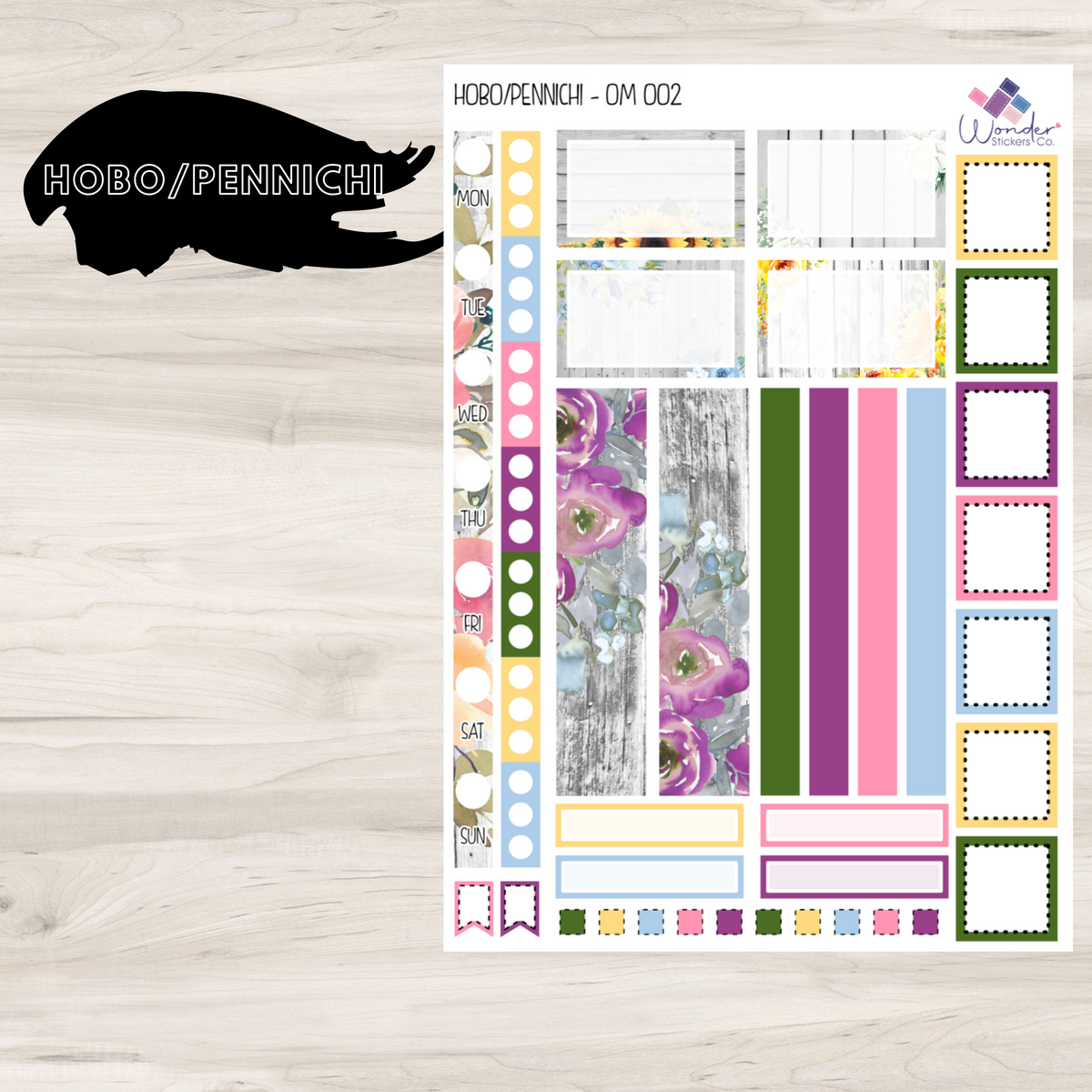 Hobo/Pennichi OM 002 Sticker Kit – Wonder Stickers Co.