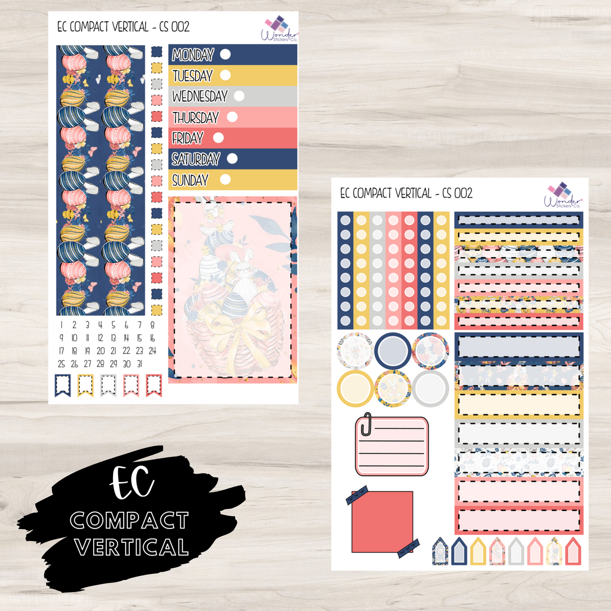 EC CV CS 002 Sticker Kit – Wonder Stickers Co.