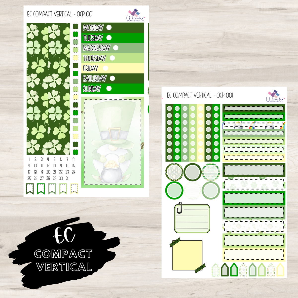 EC CV OCP 001 Sticker Kit – Wonder Stickers Co.