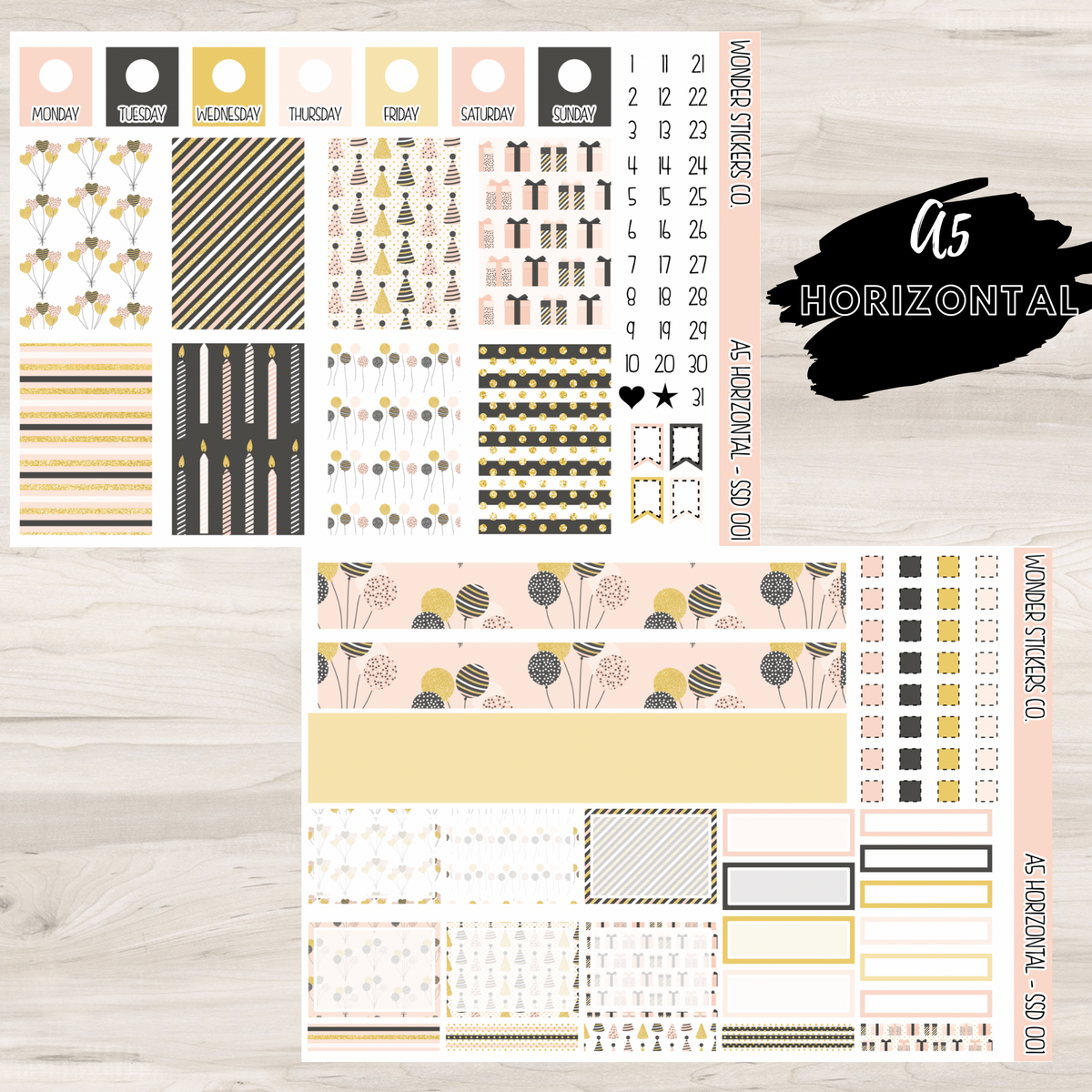 SSD 001 Sticker Kit – Wonder Stickers Co.