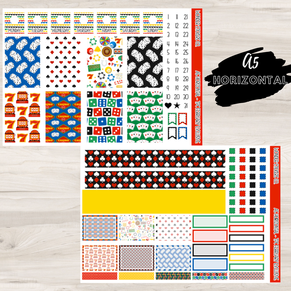 TPC February Exclusive Sticker Kit – Wonder Stickers Co.