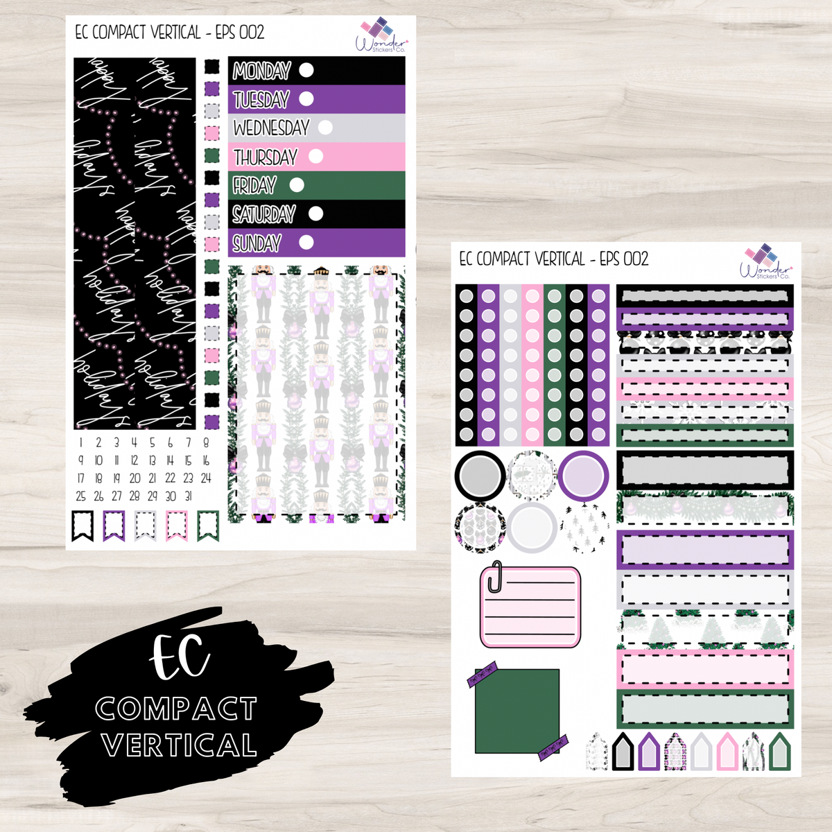 EC CV EPS 002 Sticker Kit – Wonder Stickers Co.