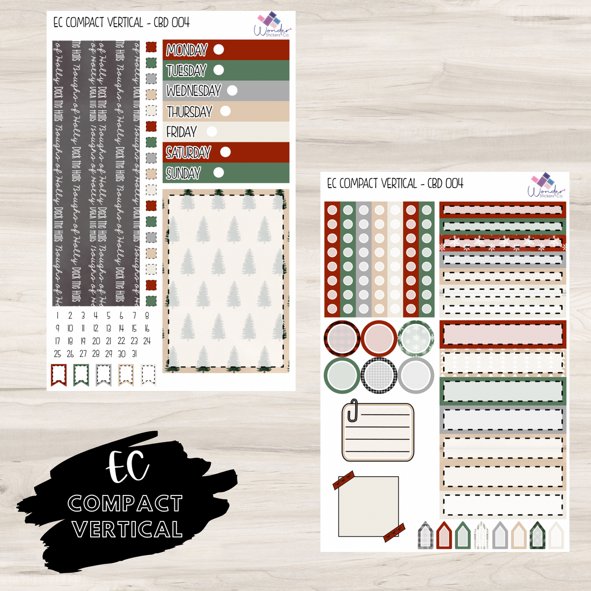 EC CV CBD 004 Sticker Kit – Wonder Stickers Co.