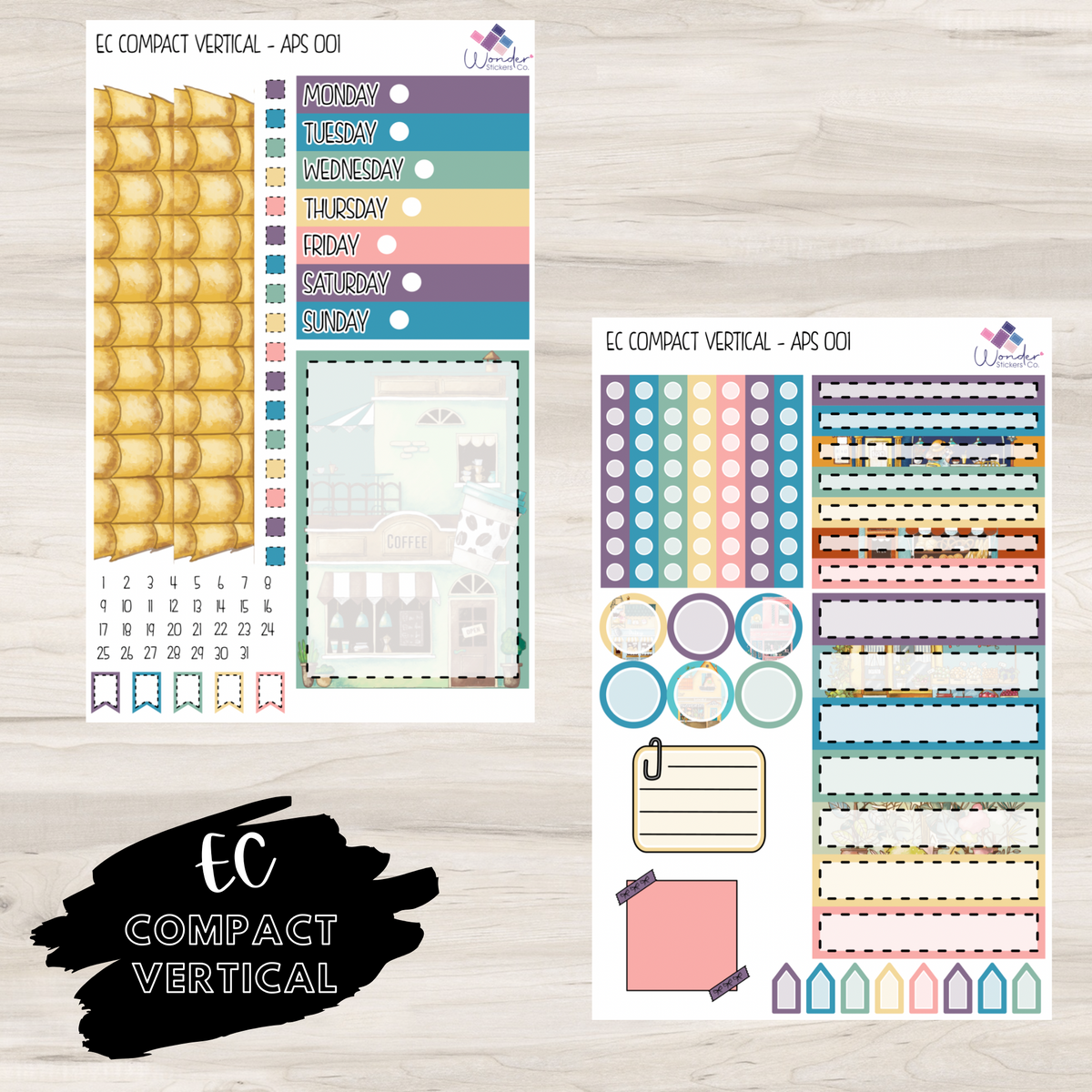 EC CV APS 001 Sticker Kit – Wonder Stickers Co.