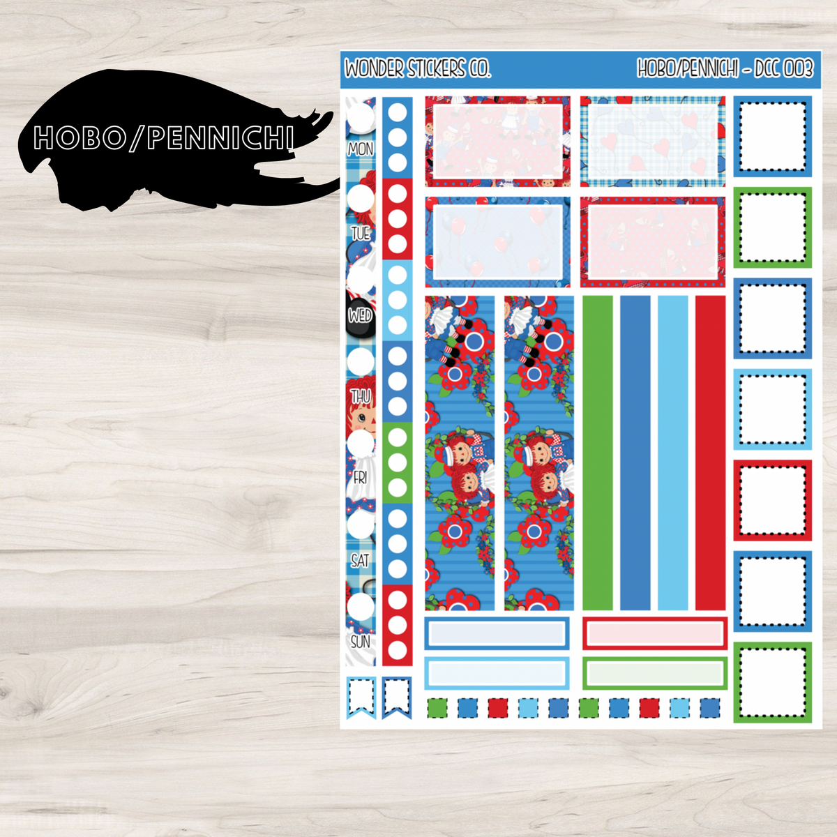 DCC 003 Sticker Kit – Wonder Stickers Co.