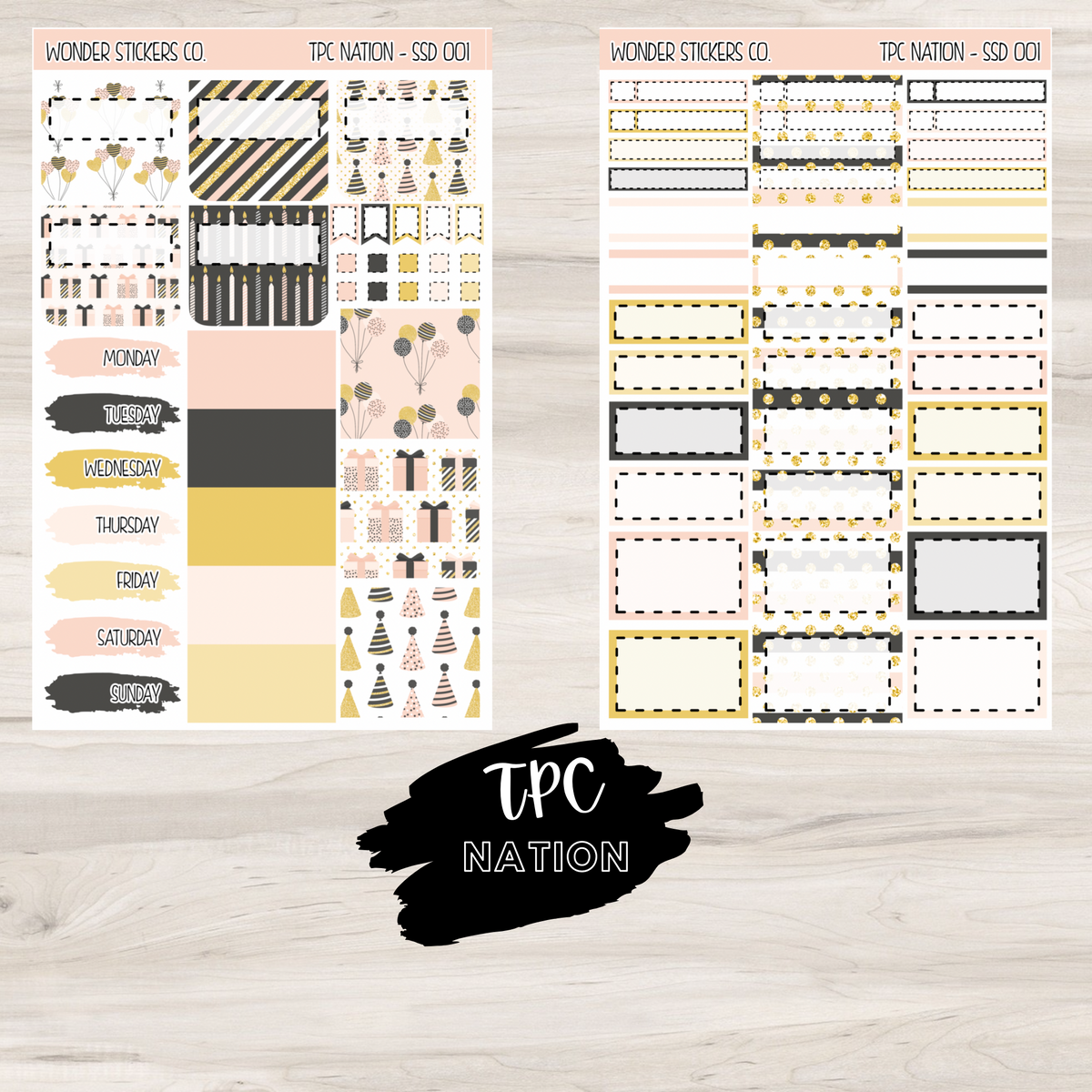 SSD 001 Sticker Kit – Wonder Stickers Co.