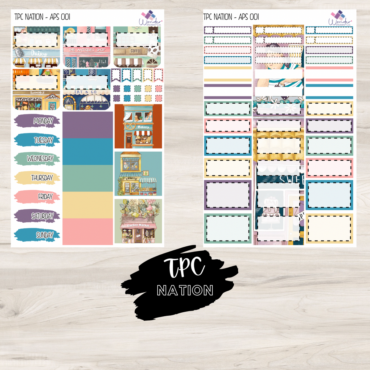 TPC Nation APS 001 Sticker Kit – Wonder Stickers Co.