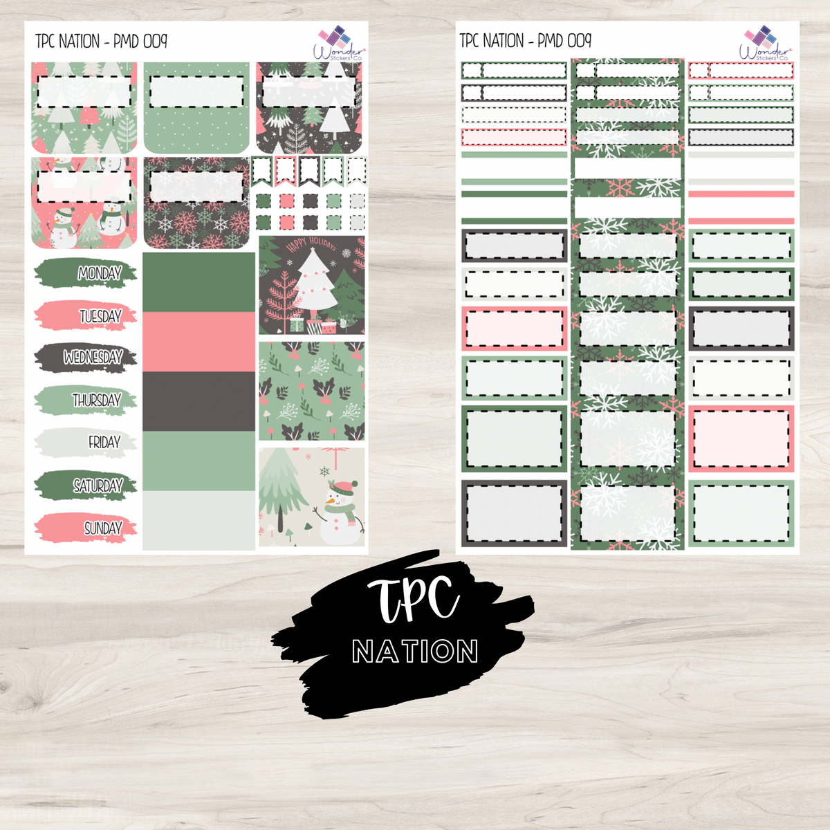 TPC Nation PMD 009 Sticker Kit – Wonder Stickers Co.
