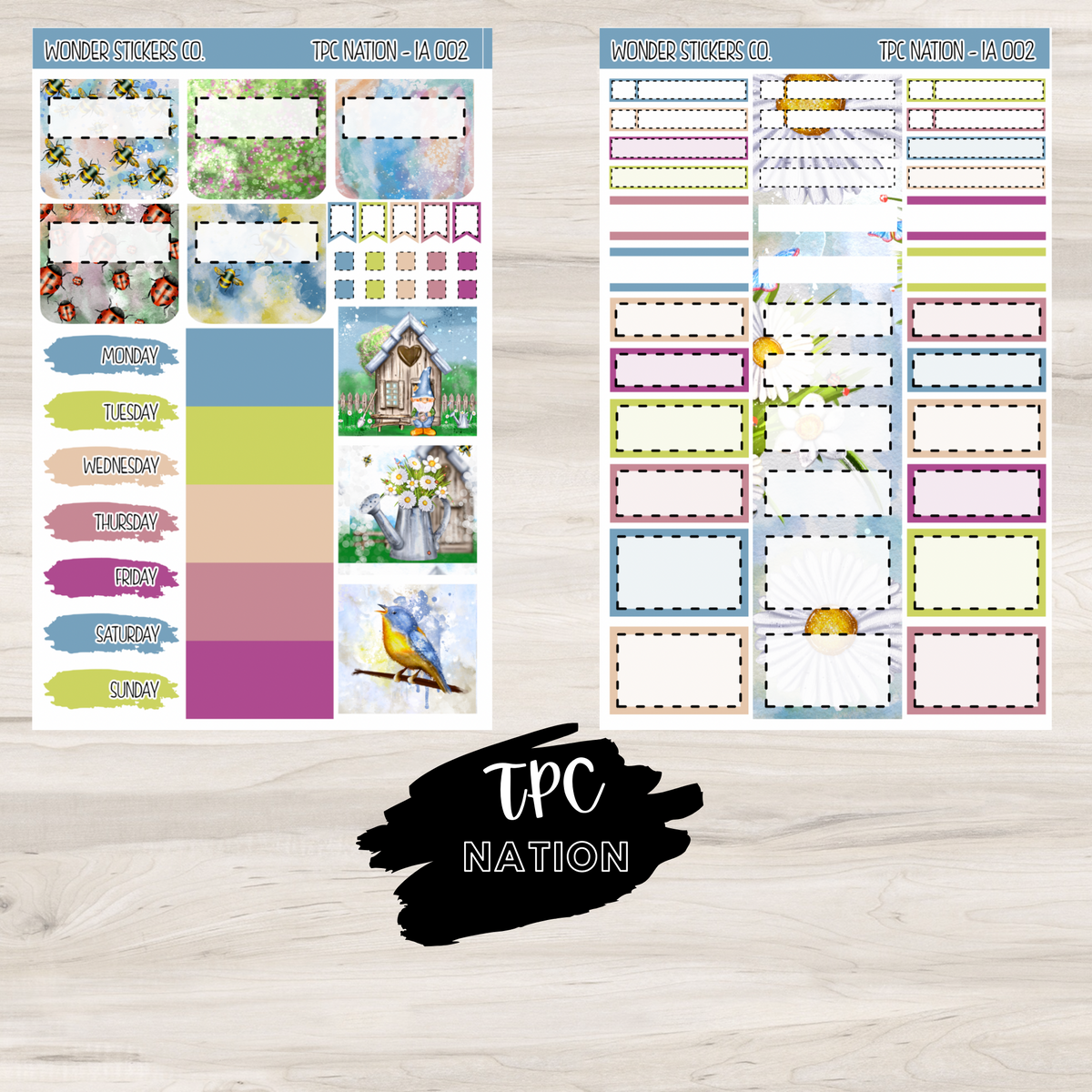 TPC Nation IA 002 Sticker Kit – Wonder Stickers Co.