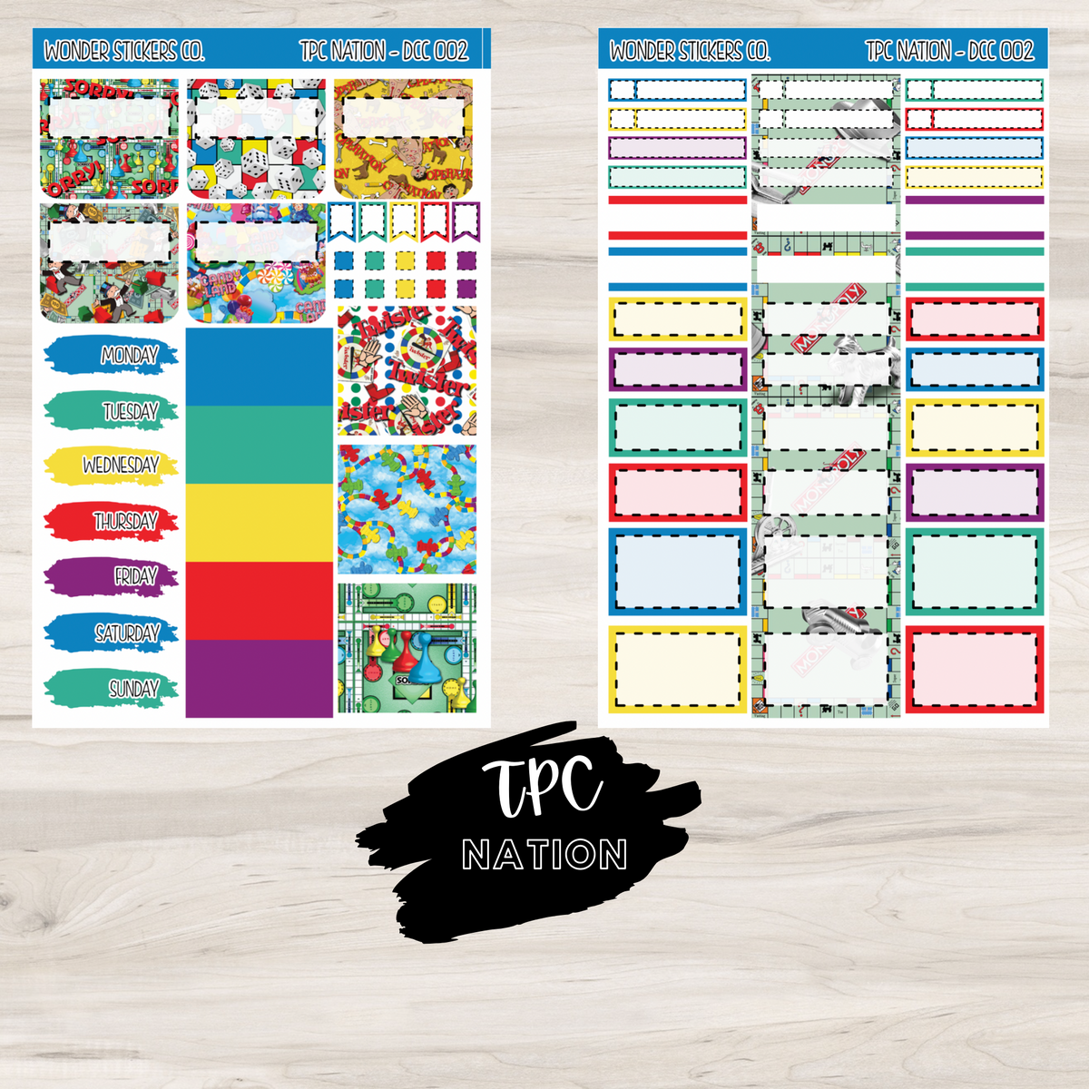 DCC 002 Sticker Kit – Wonder Stickers Co.