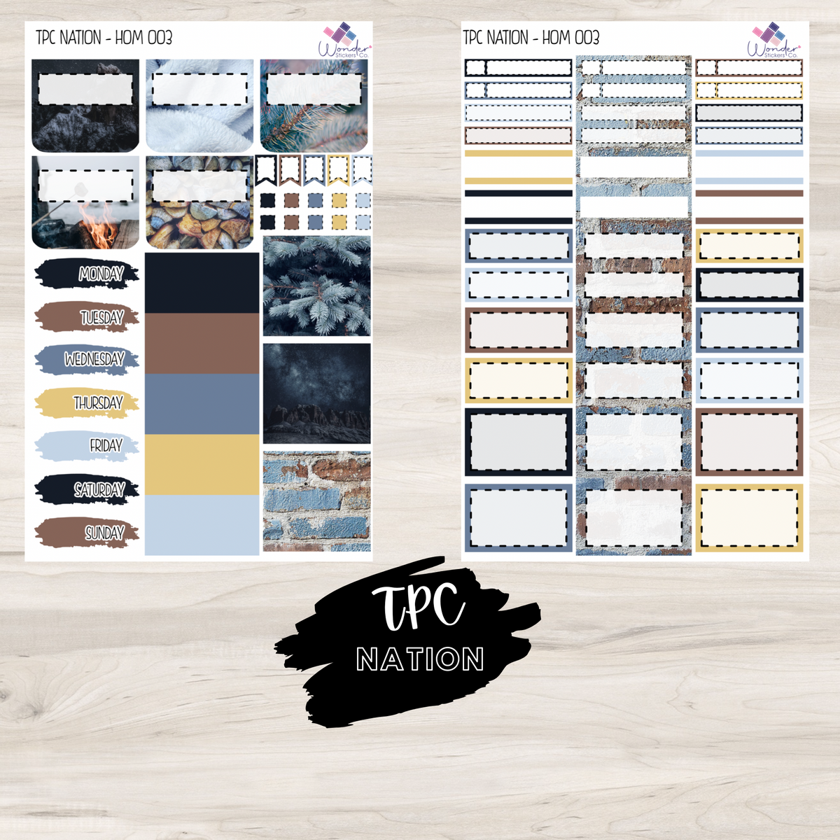 TPC Nation HOM 003 Sticker Kit – Wonder Stickers Co.